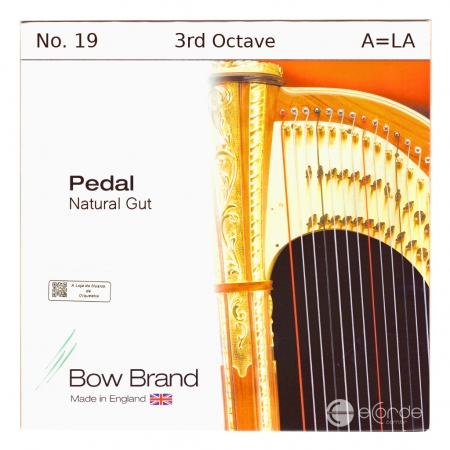 Corda LÁ Harpa Pedal - 3º Oitava TRIPA - BOW BRAND